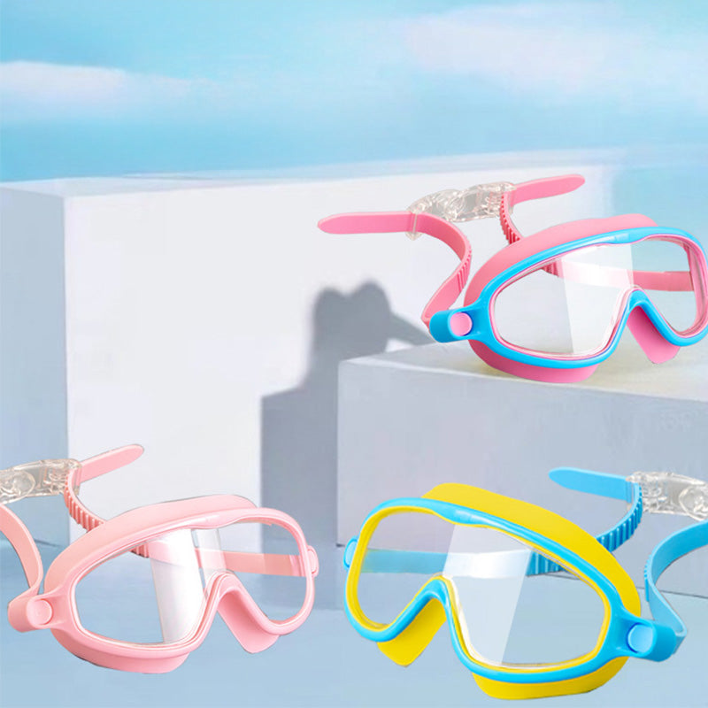 Anti-Fog Swimming Goggles for Kids with Nose Clip & Ear Plugs – angalty