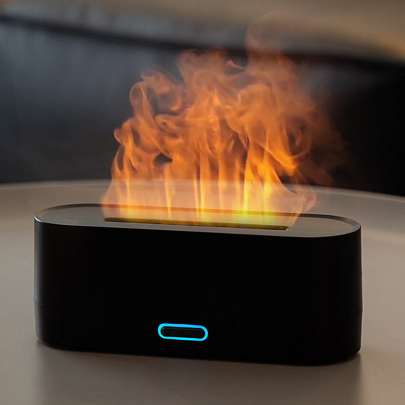 Desktop Colorful Simulated Flame Aromatherapy Diffuser – angalty